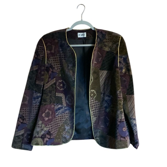 Koret | Jackets & Coats | Vintage 8s90s Koret Patchwork Velvet Velour ...